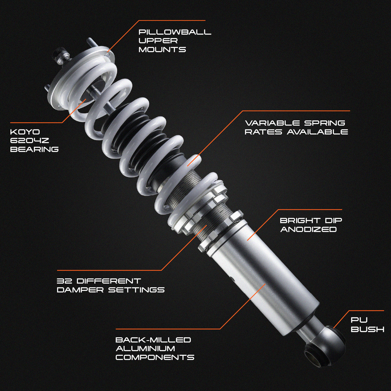 Suspensions coilovers - street and track proven – TSD Performance